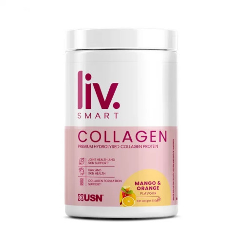 USN > Liv Smart Collagen 330g Mango & Orange flavour